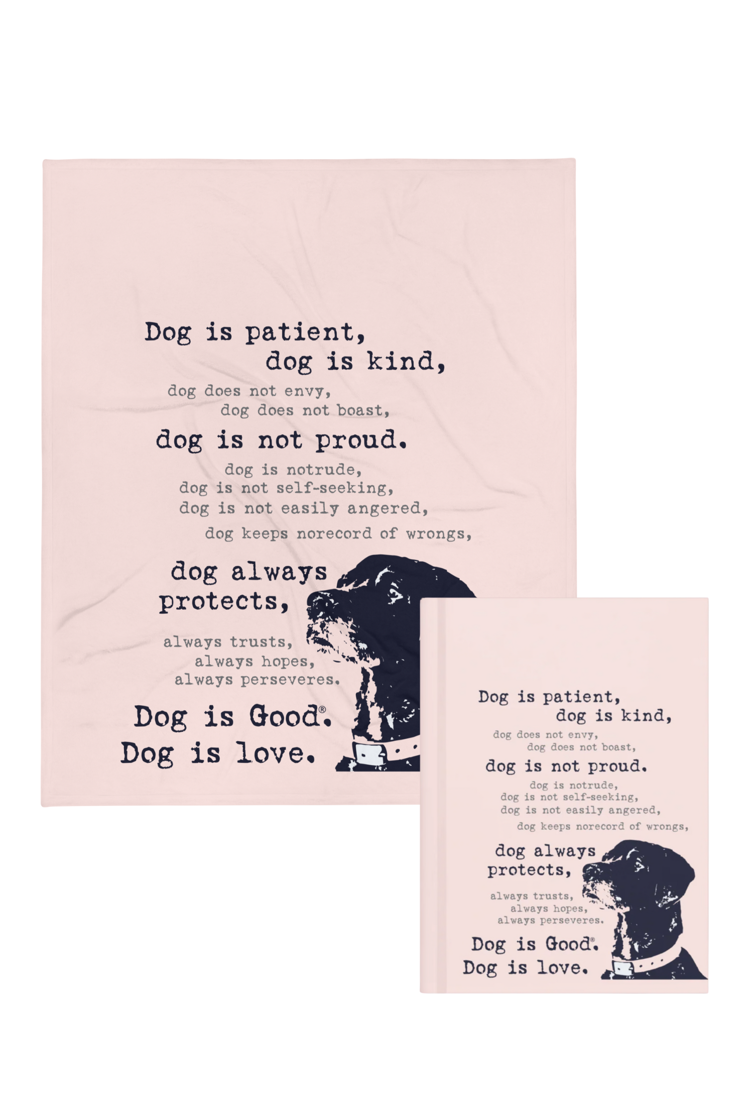 Gift Set: Dog is Patient, Dog is Kind, Dog is Love – Dog is Good