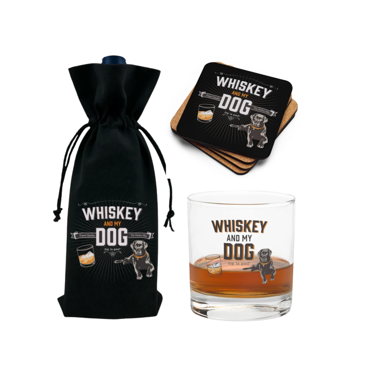 Gift Set: Whiskey & My Dog – Dog is Good
